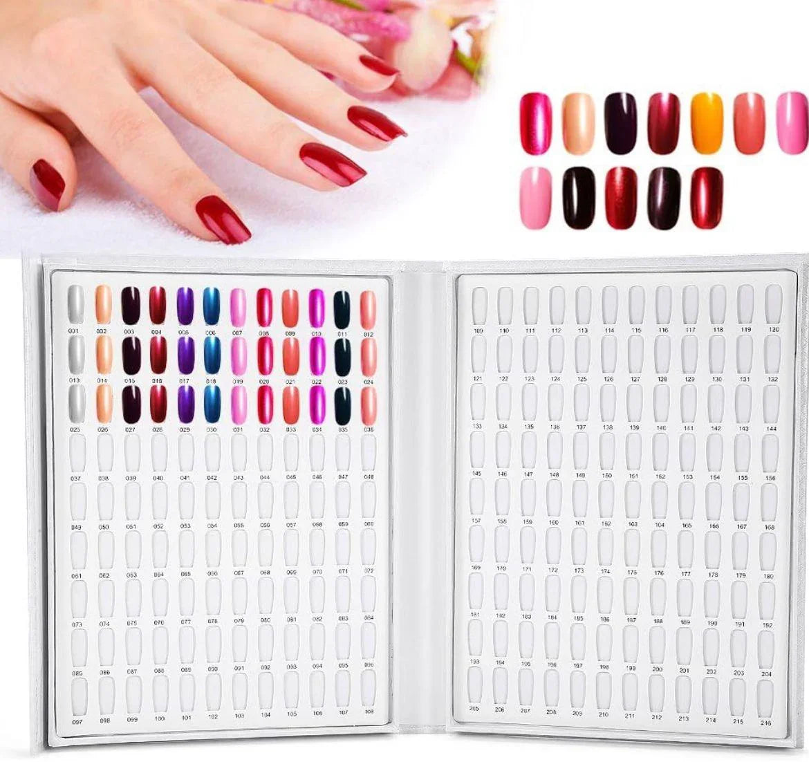 Libro para esmaltes *380 unidades – Crystal Nails